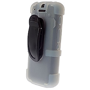 Silicone Case with Rotating Belt Clip for Cisco 8821 and 8821-EX Phones Clear