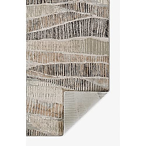 Momeni Genevieve Polyester Area Rug, Grey, 8'11" X 12'6"