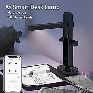 CZUR Aura Pro Book & Document Scanner,Capture A3 & A4, Auto-Flatten & Deskew Powered by AI Technology, Foldable & Portable, Compatible with Windows & Mac OS