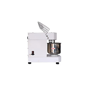 Hakka Commercial Dough Mixer, 5 Qt Spiral Mixer Food Mixer Machine Dual Rotating Dough Kneading Machine with Food-grade Stainless Steel Bowl, Security Shield & Timer