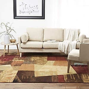 Home Dynamix Catalina_HD1237-999 Area Rug, 5 ft 3 in x 7 ft 2 in, Brown/Beige