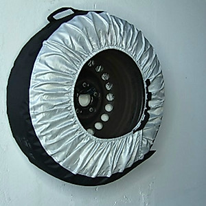 Wheel Hangers Set - Wall Mount Tire Rack Alternative - Space Saving Wheel Storage for Garage Shed, 8 Pack