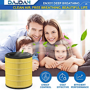 LV-H133 Pet Allergy Replacement Filter Compatible with Levoit Air Purifier Replacement Filter LV-H133-RF and Levoit LV-H133 Air Purifiers for home large room and bedroom, H13 True HEPA Filter, 1-Pack