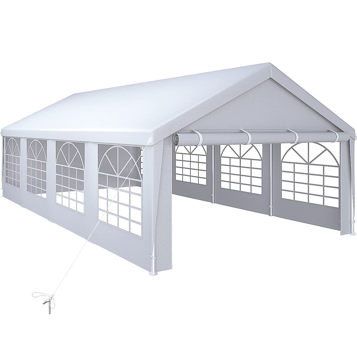 YITAHOME 13' x 26' Heavy Duty Gazebo Outdoor Party Wedding Tent Carport Shelter (13 x 26 ft)