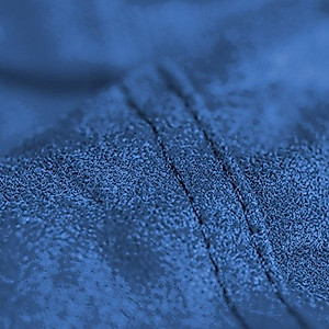 Chill Sack Bean Bag Chair: Giant 8' Memory Foam Furniture Bean Bag - Big Sofa with Soft Micro Fiber Cover - Royal Blue