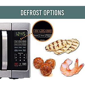 Farberware Classic Microwave Oven, 0.7 Cu. Ft., 700-Watt, with Child Lock, Brushed Stainless Steel