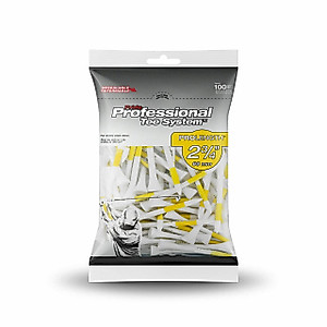 Pride Professional Tee System Mini Tee, 1-1/2-Inch- 90 Count (White)