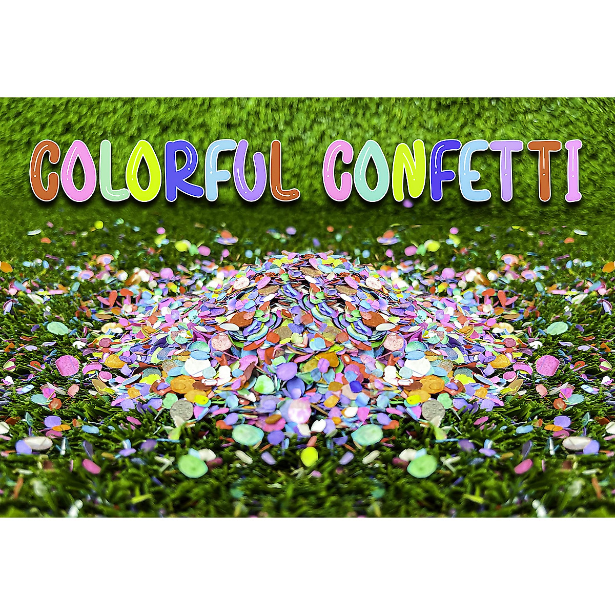 Festive Mexican Paper Confetti Bag- 10oz/285gr. Perfect for Birthday Parties, Pinata filler, Easter Eggs (cascarones), Wedding Toss, Fiesta Party Decor, Cinco de Mayo and much more!