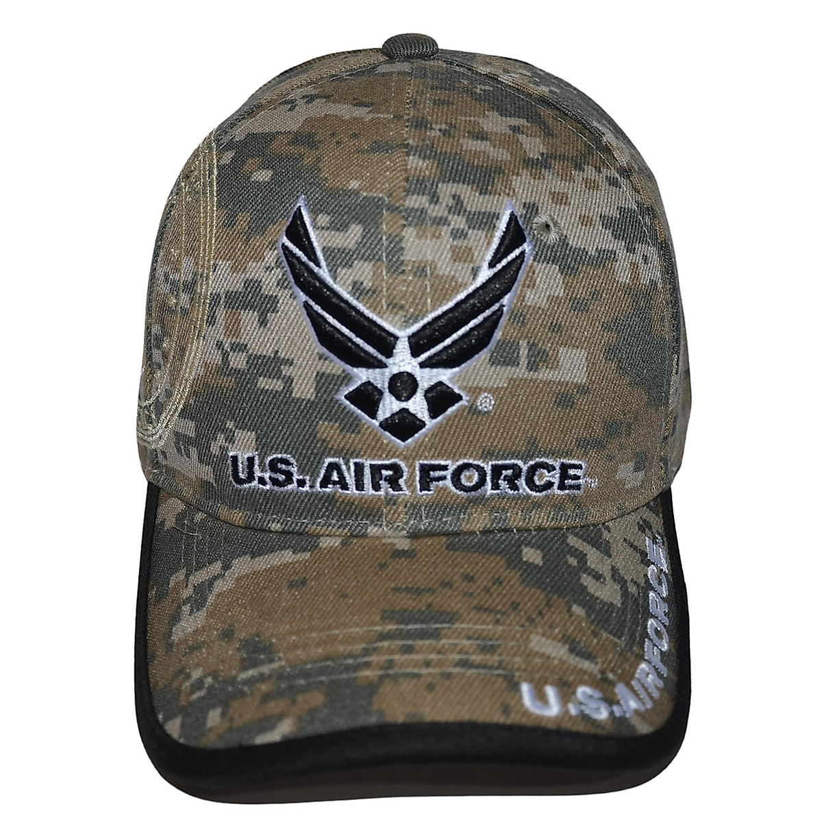 Icon Sports Group US Air Force Hat Official Licensed Military Cap, Unisex Embroidered Camo Military Baseball Cap