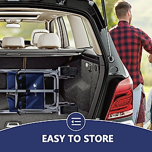 Kuznap All Terrain Wheels Collapsible Wagon, 225pound Capacity Heavy Duty Utility Folding Wagon, Portable Garden Beach Cart with Side Bags and Drink Holders