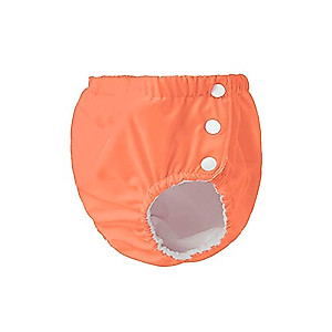 Baby Swim Diapers Swimming Pants Waterproof Swimwear Diaper for Unisex Baby 0-3 Years Reusable Pool Diaper for Baby Boys Girls Swimming Lesson Orange & Pink 24-36 Months