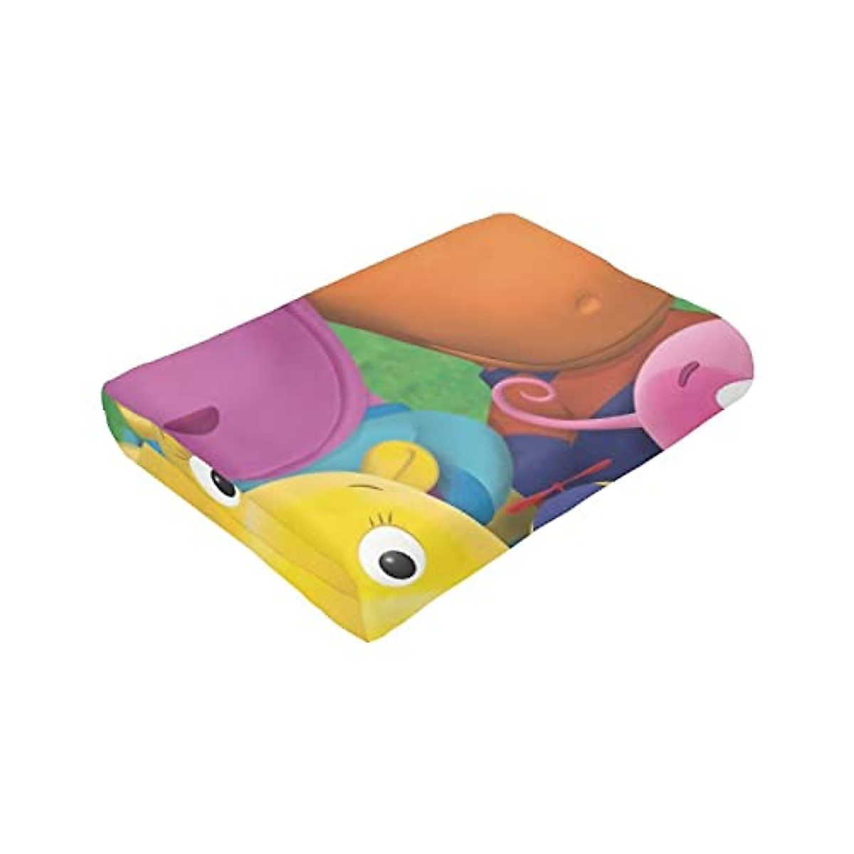 Pobecan The Anime Backyardigans Blanket Throw Blankets Ultra Soft Flannel Lightweight Throws for Couch, Bed,All Seasons Use 50"x40"