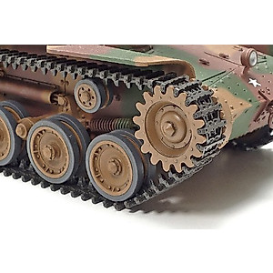 Tamiya -TAM35331 Panzer Japanese Model Hobby Aircraft Construction Kits, 35331, Full Tank with 6 Dolls, Small