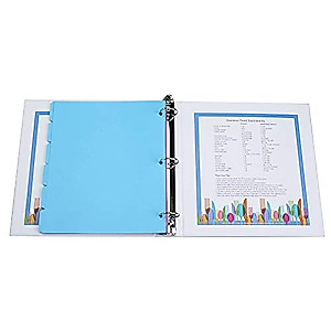 Modern Cuisine Recipe Binder Bundle with Full Page Plastic Sleeve Protectors, Recipe Card Protectors and Magnetic Pages for Recipe Clippings