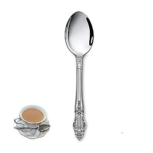 Teaspoons Flatware Set 12 pieces Silverware Stainless Steel Cutlery Tableware Dishwasher Safe
