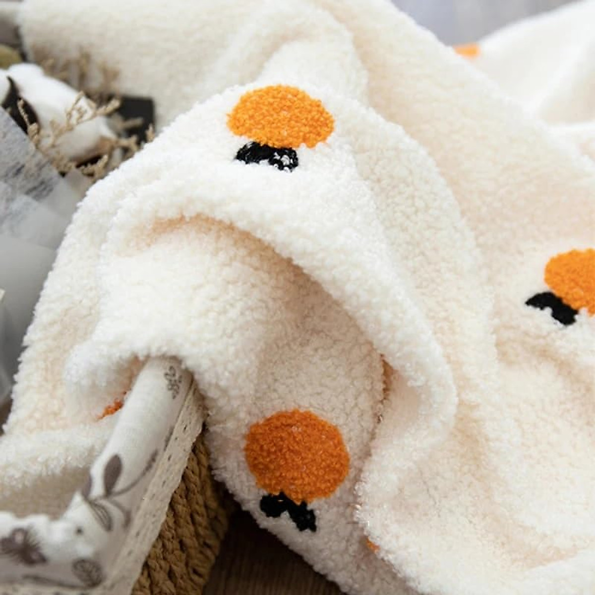 XMTXZYM 3 Meter Soft Embroidered Cashmere Fabric for Clothing Toys Handmade DIY Fabric