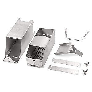 Lixada Camping Stove Collapsible Wood Burning Stainless Steel Rocket Stove Backpacking Camp Tent Stove for Picnic BBQ Camp Hiking