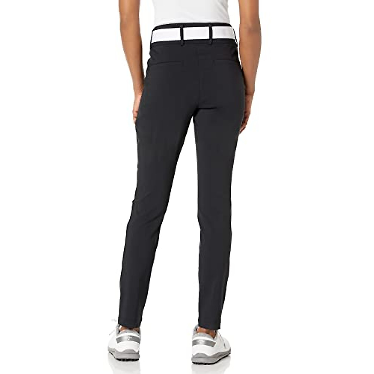 Callaway Women's Truesculpt Pull-On Tech Women’S Golf Pants, Stretch Fabric, Opti-Dri Technology, Eco-Friendly Ladies Performance Apparel (Sizes Xs-Xxl) , Caviar, Medium/32" Inseam
