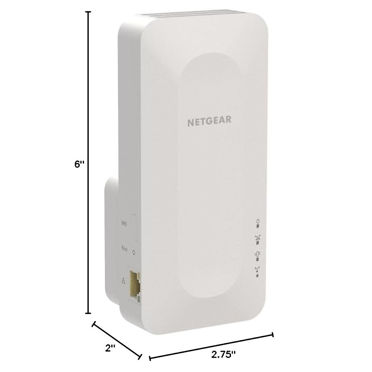 NETGEAR WiFi 6 Mesh Range Extender (EAX15) - Add up to 1,500 sq. ft. and 20+ Devices with AX1800 Dual-Band Wireless Signal Booster & Repeater (up to 1.8Gbps Speed), WPA3 Security, Smart Roaming