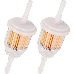 Yapnigeel 2 Pack AM116304 Fuel Filter 25 050 22-S for John Deere Kohler 120-436 GY20709 71-5960 38666 Gravely 21541500 21410800 Replace