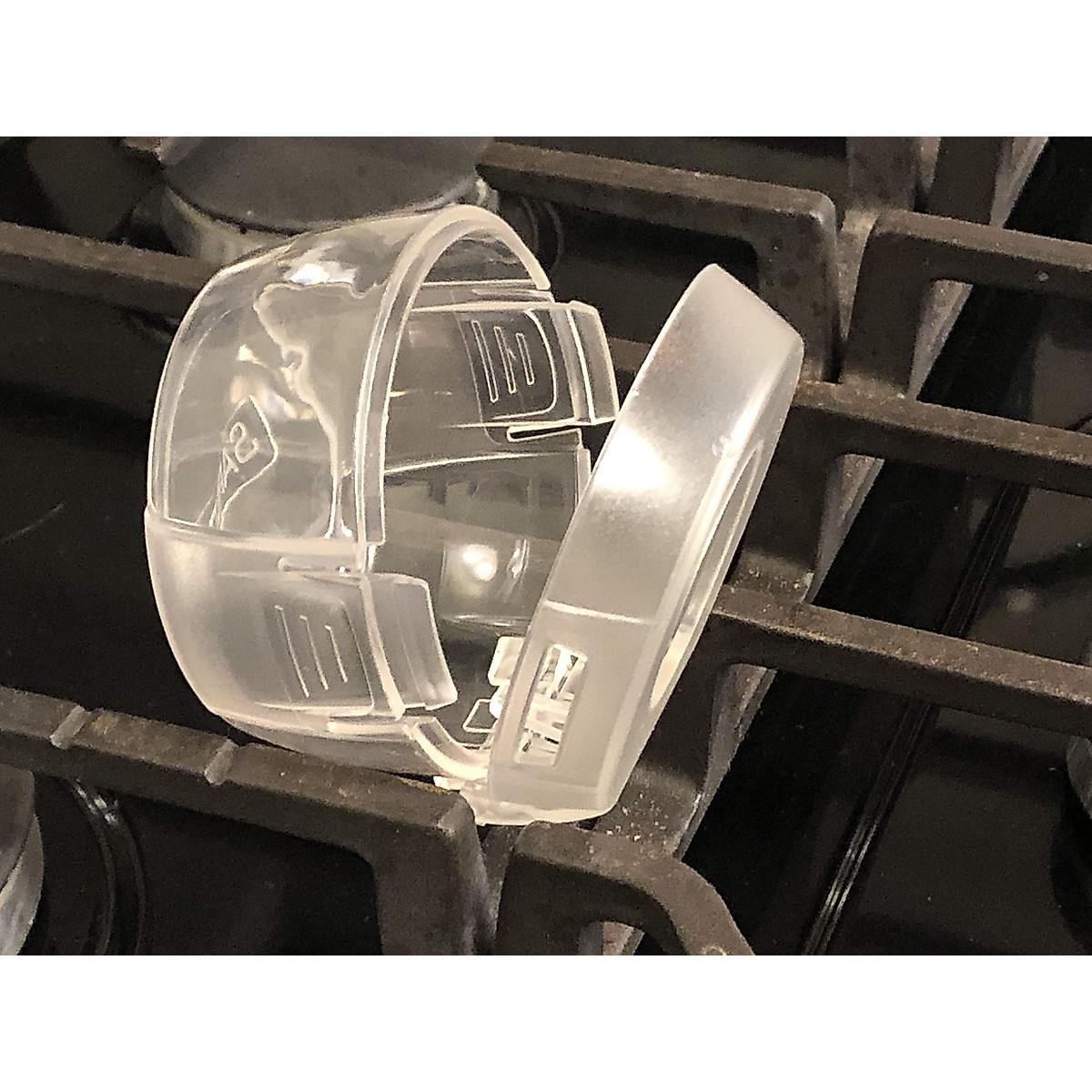 Old Large Child Safety Stove Knob Covers (Set of 6)