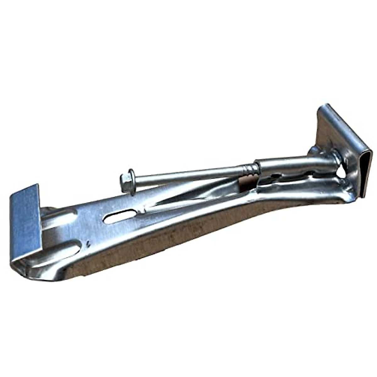 K-TEC- 5 Inch Gutter Hangers (10 Pack) Hidden Hanger with Quick Pre-Inserted Screw K-Style Rain Gutter Mounting Support Fastener Bracket for House.