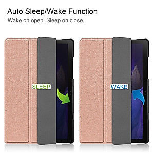 Tablet PC Case Case Compatible with Samsung Galaxy Tab A8 10.5 inch 2021 (SM-X200/X205) Tri-Fold Smart Tablet Case,Slim Case Multi- Viewing Angles Stand Hard Shell Folio Case Cover Auto Sleep/Wake Tab
