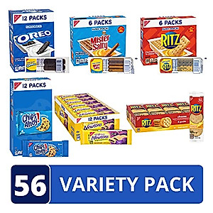 Nabisco Ultimate Sweet and Salty Snack Variety Pack, 56 Count