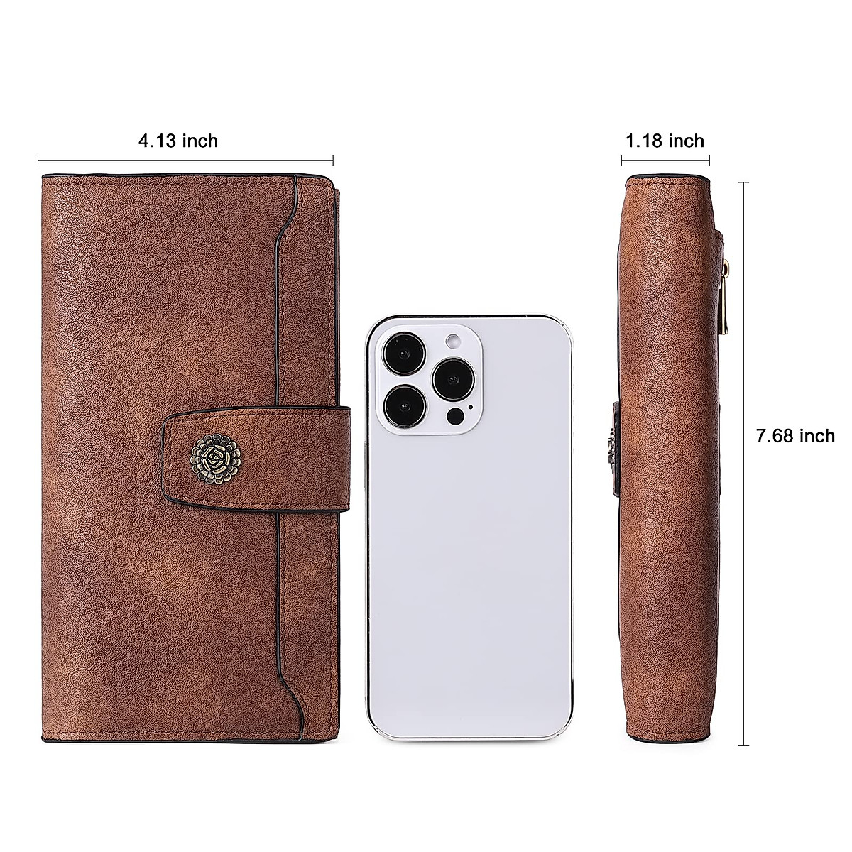 CLUCI Women Backpack Bundle with Women Wallet