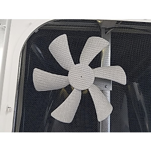 Ventline RV Roof Vent Smoke w/ 12 Volt Fan, Putty & Screws