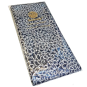 Bestway Lace Sequins African Net Lace Fabric French Floral Embroidered Fabric Rhinestones Nigerian Wedding Asoebi Dress Material 5 Yards (Ashy Grey)