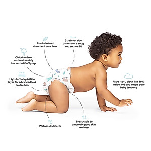 Hello Bello Nighttime Baby Diapers ‐ Size 5 - Ultra Absorbent & Hypoallergenic for Overnight Diapers for Extended Protection - 18 Diapers