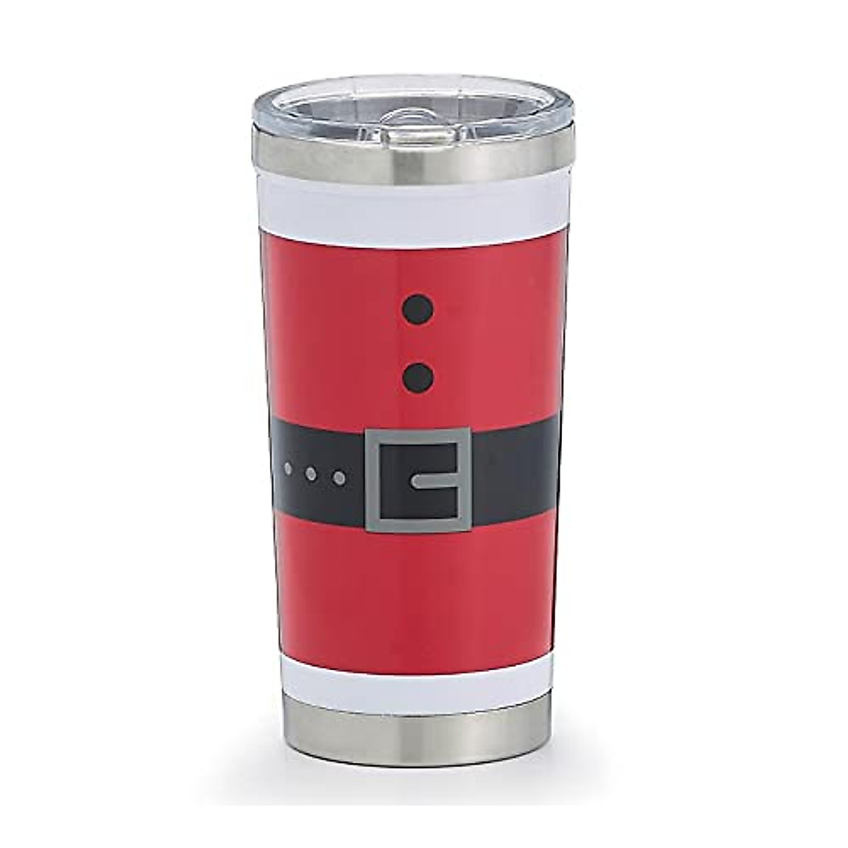 burton+BURTON 9741319 Red Stainless Tumbler with Santa Suit, 20 Ounces