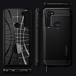 Spigen Rugged Armor Designed for Moto G Stylus Case (2020) / Designed for Moto G Pro Case (2020) - Matte Black