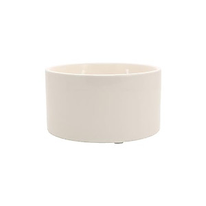 Pavilion - Love Lives Here - 10 oz Soy Wax Ceramic Vessel Candle Housewarming Apartment-Warming Gift Present Neutral Home Decor