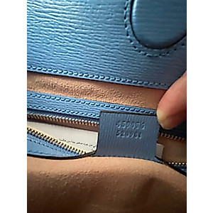 Gucci Flora Azure Shanghai Blue Large Floral Handbag Italy Bag Handbag Flower Bamboo New