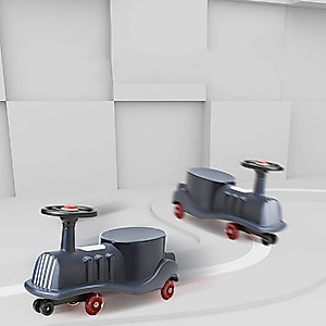 ygqtbc Kids Toys Girl and Boy Swinging Swing Car, Children Scooter Car for Children Over 1 Year Old Pedal Go Kart | Pedal Car | Ride On Toys for Boys (Color : B)