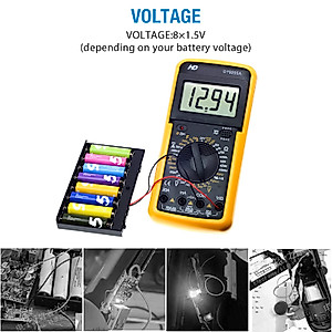 QTEATAK 2 Set 8 x AA Thicken Battery Holder Base Box with ON/Off Switch and Wire and Cover