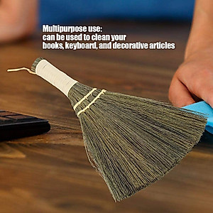 Household Manual Straw Braided Broom Small Handmade Dust Floor Cleaning Sweeping Broom Soft Hos