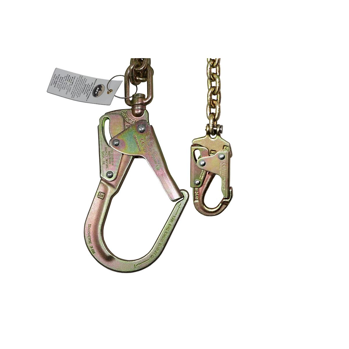 AFP Rebar Positioning Chain Assembly with Swivel Hook (Gold)