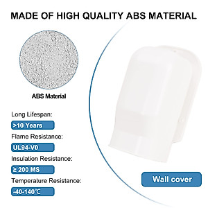 4" W Line Set Cover Kit for Mini Split Air Conditioners Decorative PVC Slim Line Cover for Central AC & Heat Pumps Systems Tubing Cover (Wall Cover)…