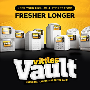 Gamma2 Vittles Vault Pet Food Storage Container, 50 Pounds