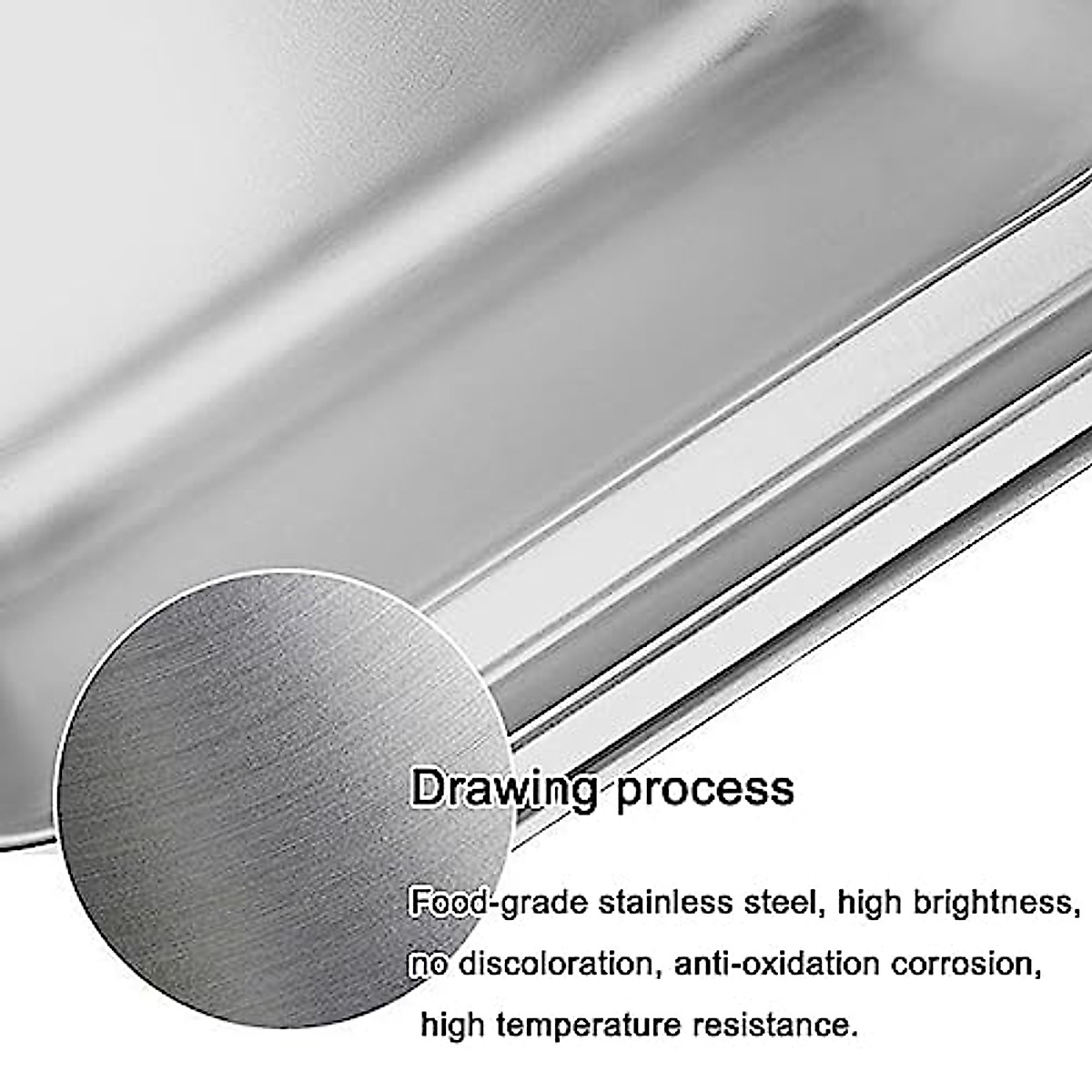 Commercial Sink Hand Washing Basin, Single Bowl Kitchen Sinks, Utility Laundry Portable Handwashing Station, for Outdoor Indoor, Garage, Laundry/Utility Room, Restaurant，38 * 33cm