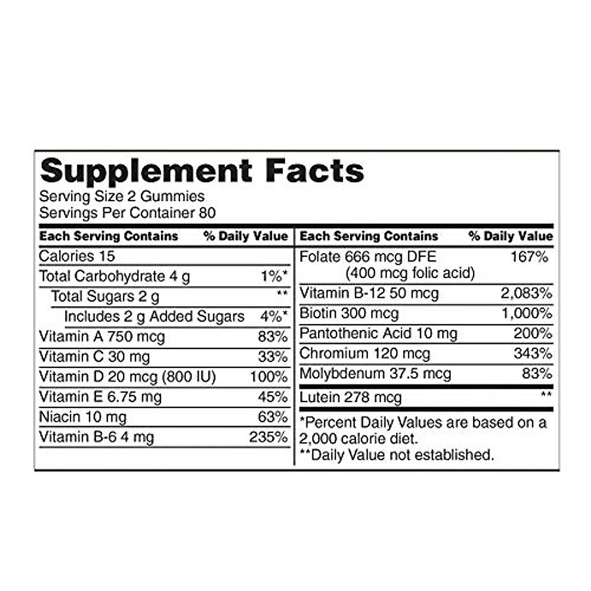 Kirkland SignatureTM Adult Multivitamin, 320 Gummies Adult Multivitamin, 2-Pack 320 Gummies Total by Kirkland Signature