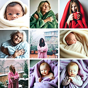 Barcelonetta | Fleece Fabric | Blanket Fabric | 72"X60" | Polar Fleece | Soft, Plush, Anti-Pill | Poncho, Pillow Cover, PJ Pants, Cushion, Liners, Eye Mask (Black, 2 Yards)