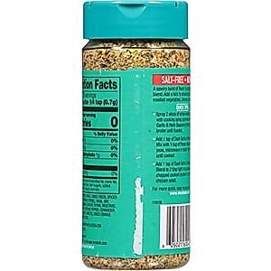 Dash Salt-Free Seasoning Blend, Garlic & Herb, 6.75 Ounce