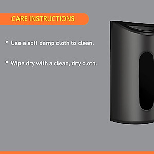 Upgraded Self-Adhesive Grocery Plastic Bag Holder, Betterya Bag Holder and Dispenser for Plastic Bags - Easy Wall Mount Bag Saver - Stainless Steel Matte Black