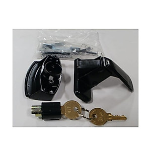 Entry Door for Pop-up Campers - Black