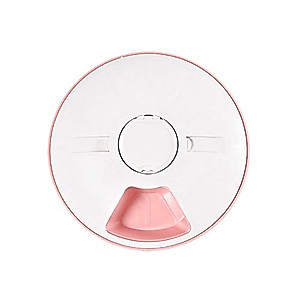 ZZK Pet Bowl pet Supplies six Grid Dog/cat pet Feeder timed Reminder Voice Dry and Wet Food LCD programmable Automatic Dispenser,A