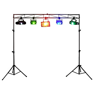 Odyssey Ltmts8 8 Feet Portable Mobile DJ Truss Kit Lighting Stand and Truss Package
